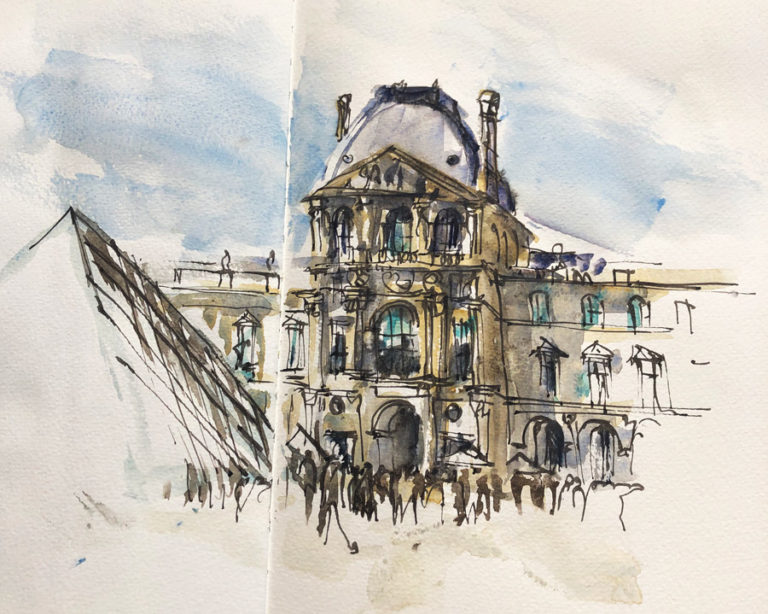 Arch-Inktober: 20 Mind-Blowing Ink Architectural Sketches