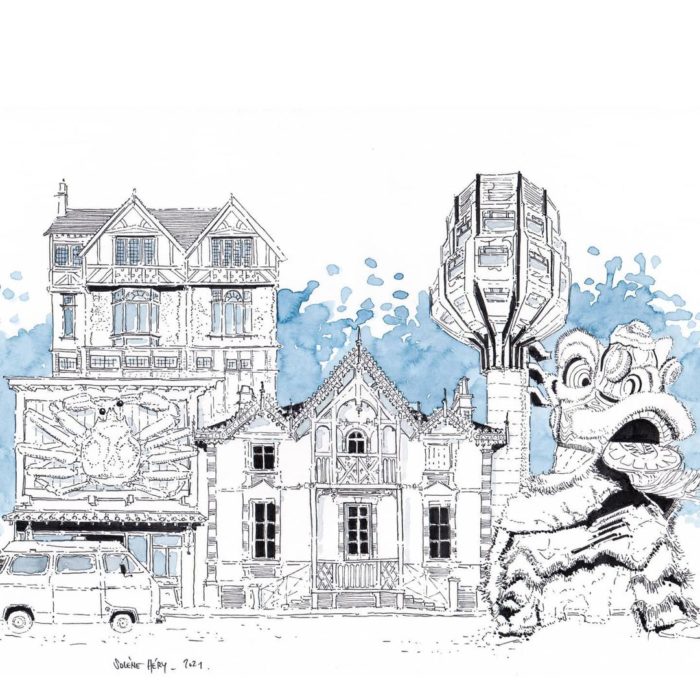 Arch-Inktober: 20 Mind-Blowing Ink Architectural Sketches