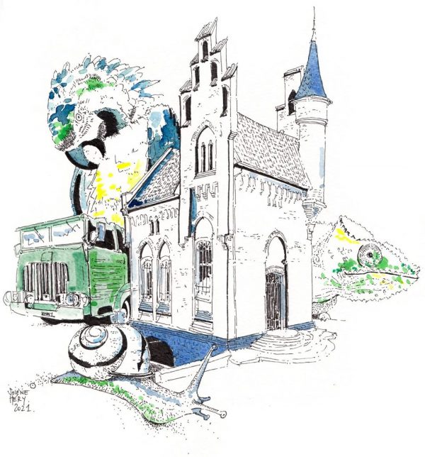 Arch-Inktober: 20 Mind-Blowing Ink Architectural Sketches