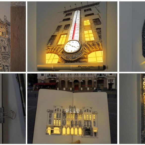 Glowing Ink Drawings? Artist's Secret Revealed!