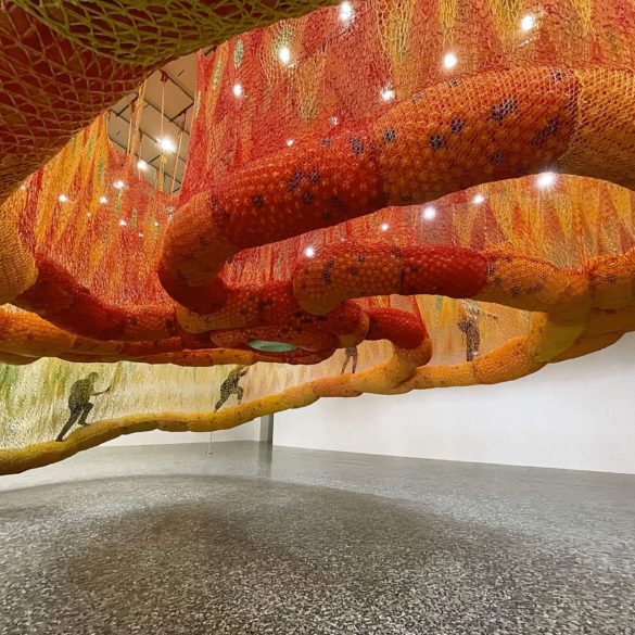 Watch the Lavish Largest Crochet Art Installation