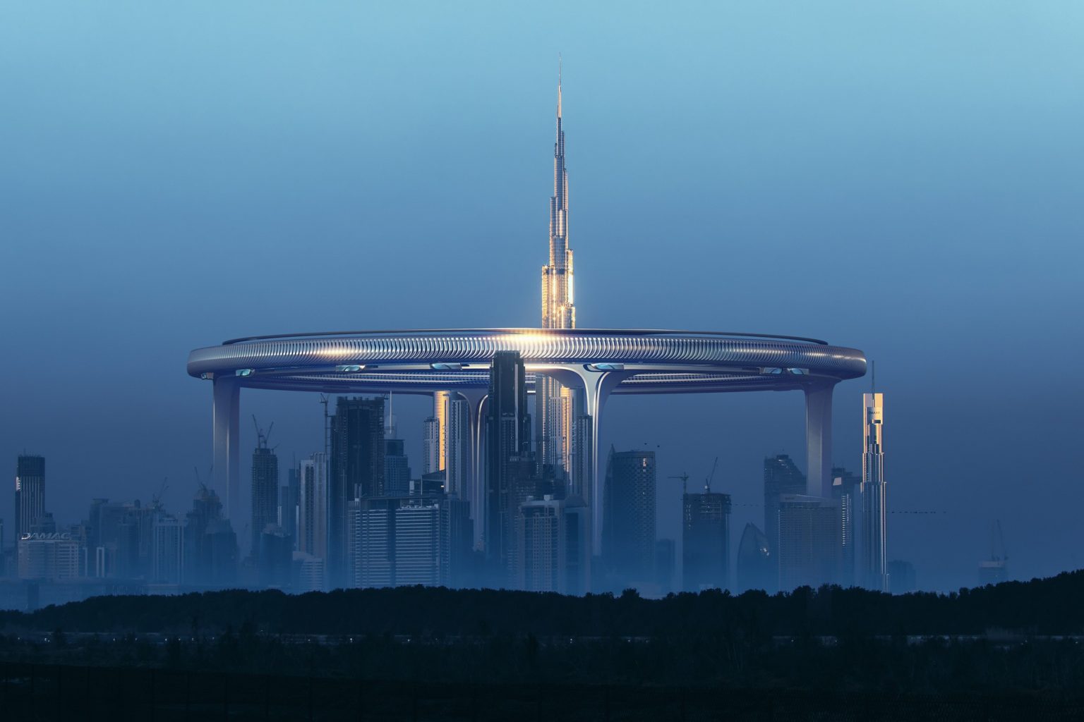 A Magnificent Concept Of The Future Was Revealed, A Giant Ring 550 ...