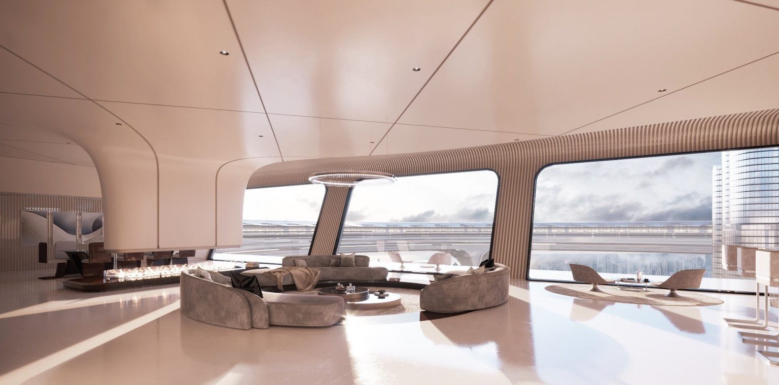 A Magnificent Concept Of The Future Was Revealed, A Giant Ring 550 ...