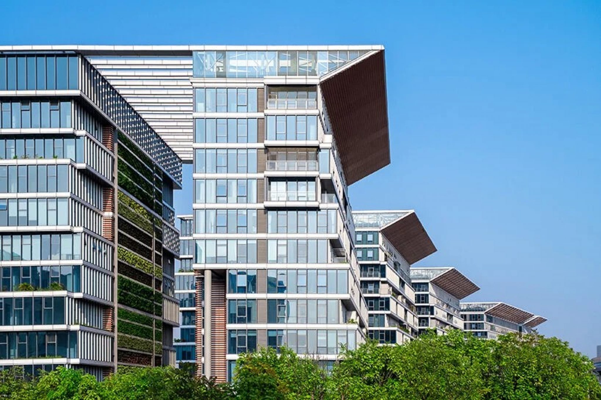 Laguarda.Low Architects Weaves Undulating Green Roofs Along Shenzhen ...