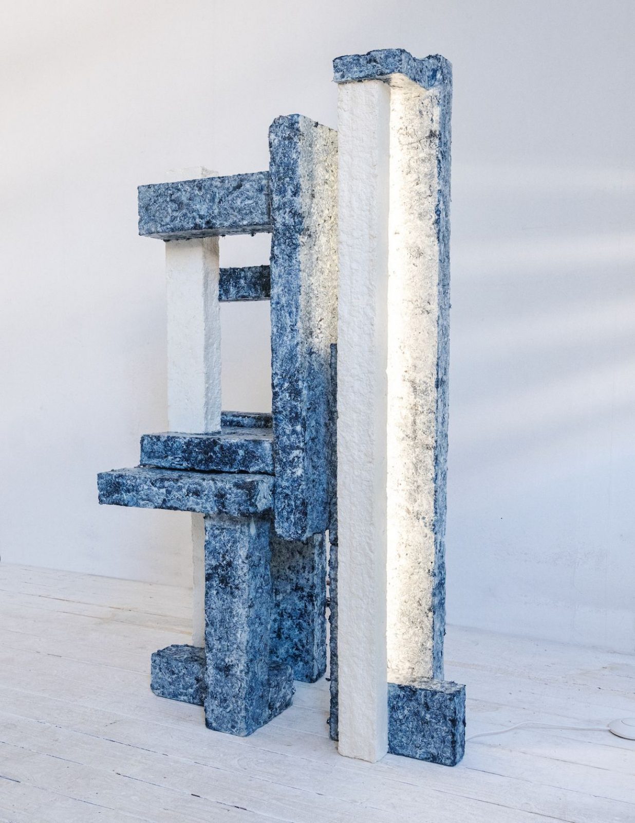 The Fluff Stack Series Turns Denim Waste Into Furniture - Arch2O.com