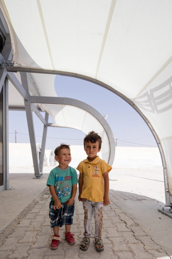 Zaha Hadid Architects Developed 27 EAA Foundation Tents for Refugee Societies to Use as Schools ...