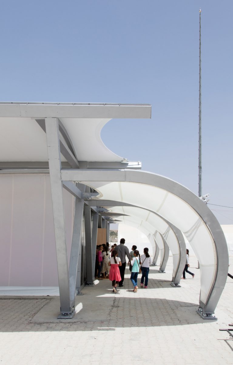 Zaha Hadid Architects Developed 27 EAA Foundation Tents for Refugee Societies to Use as Schools ...