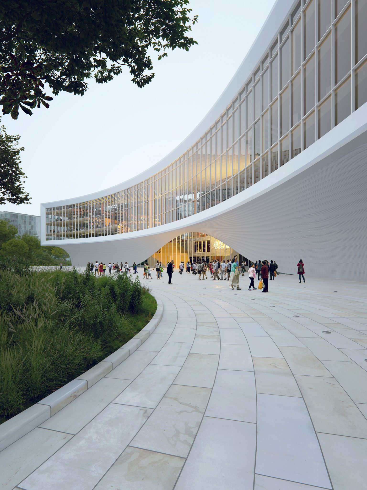 MVRDV Unveils Award-Winning Design for Wuhan Library, "A Canyon of ...