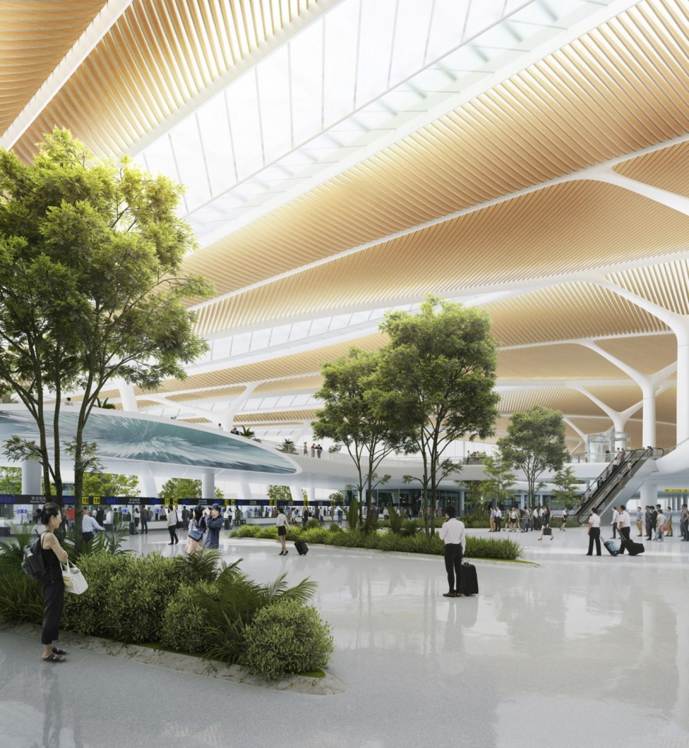The New Terminal 3 of Changchun Airport's Winning Design Has Been Unveiled by MAD Architects ...
