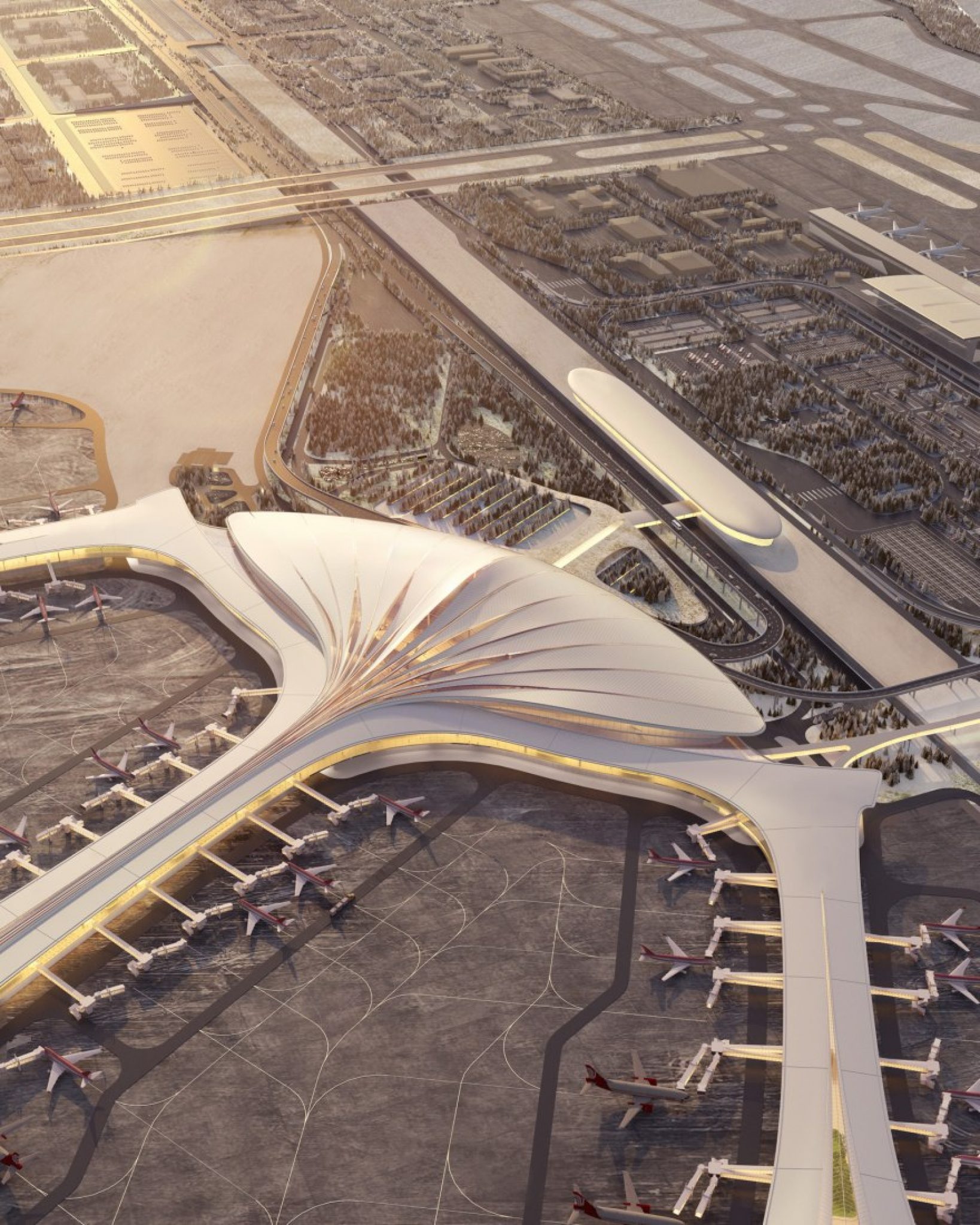 The New Terminal 3 of Changchun Airport's Winning Design Has Been ...