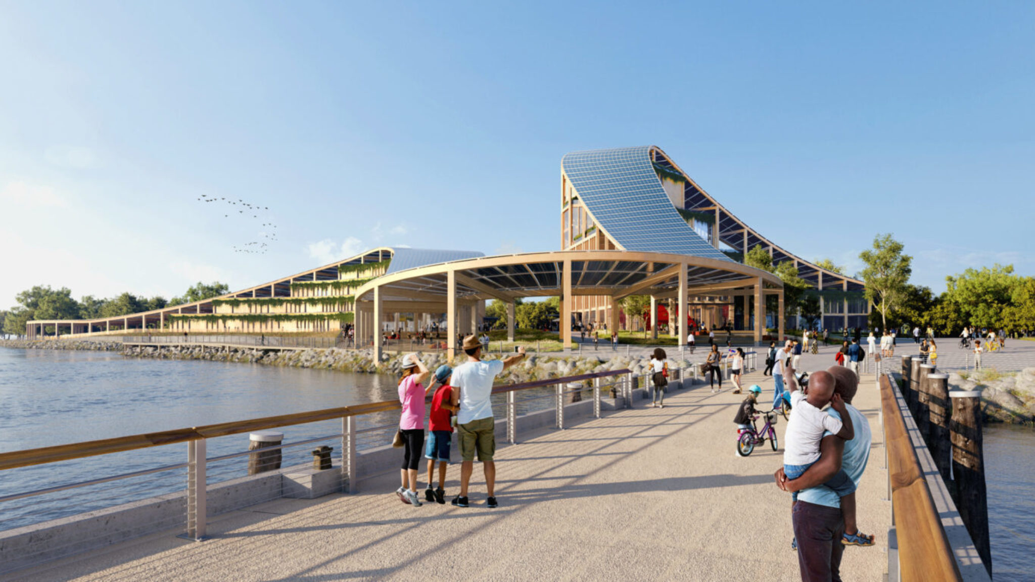 Governors Island's $700 Million Climatic Hub, "The Exchange" Will Be ...