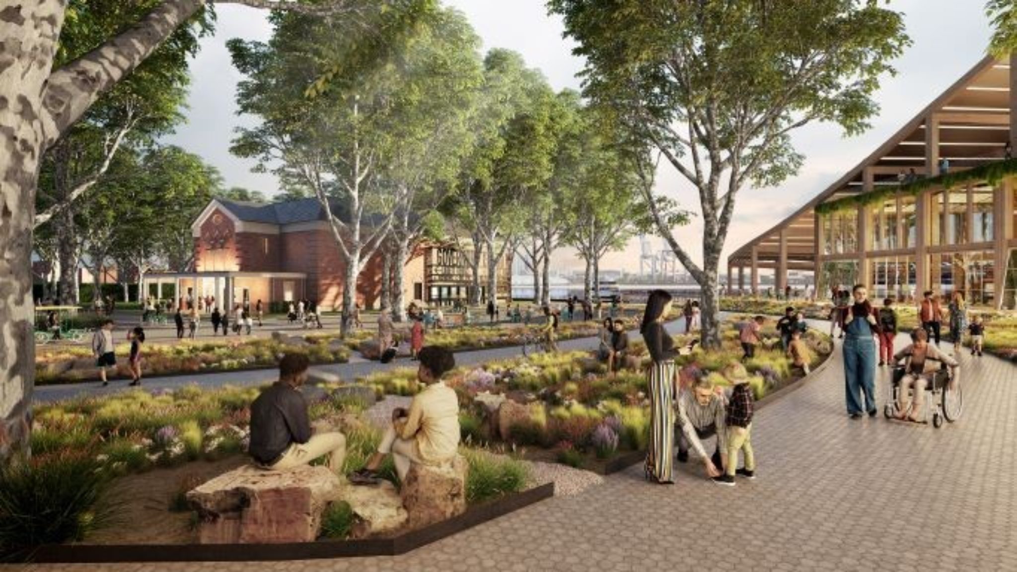 Governors Island's $700 Million Climatic Hub, "The Exchange" Will Be ...