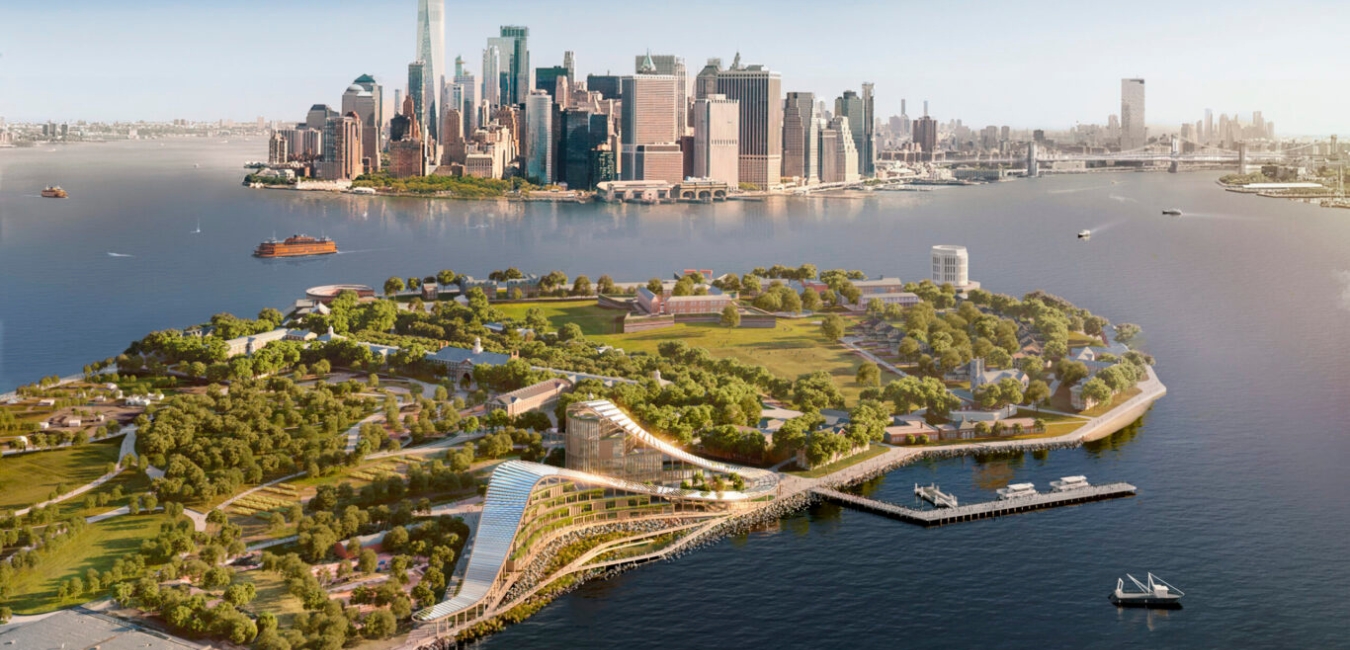 Governors Island's $700 Million Climatic Hub, "The Exchange" Will Be ...