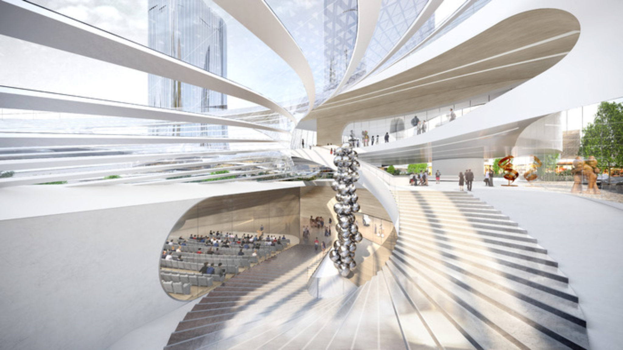 UNStudio Reveals the Gigantic K.Wah G72 Mixed-Use Complex in Nanjing - Arch2O.com