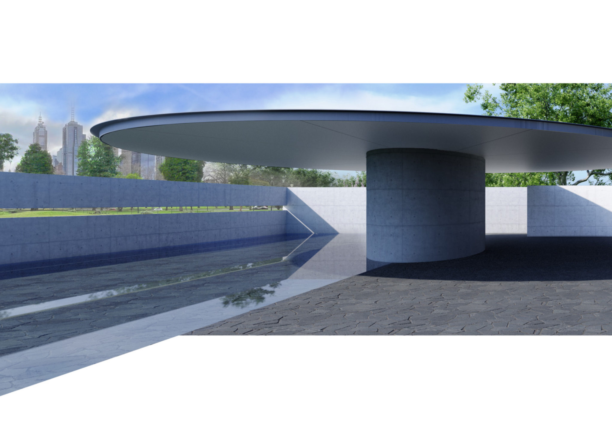 Tadao Ando's MPavilion 10 Displays a Bold, Concrete Geometric ...