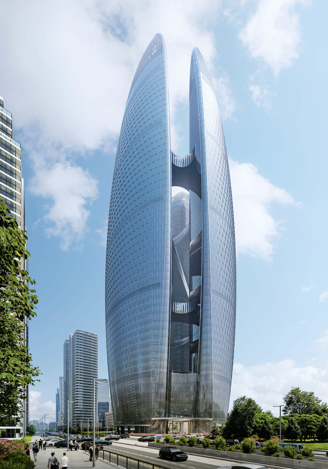 Taikang Financial Center's Underground Construction by Zaha Hadid ...