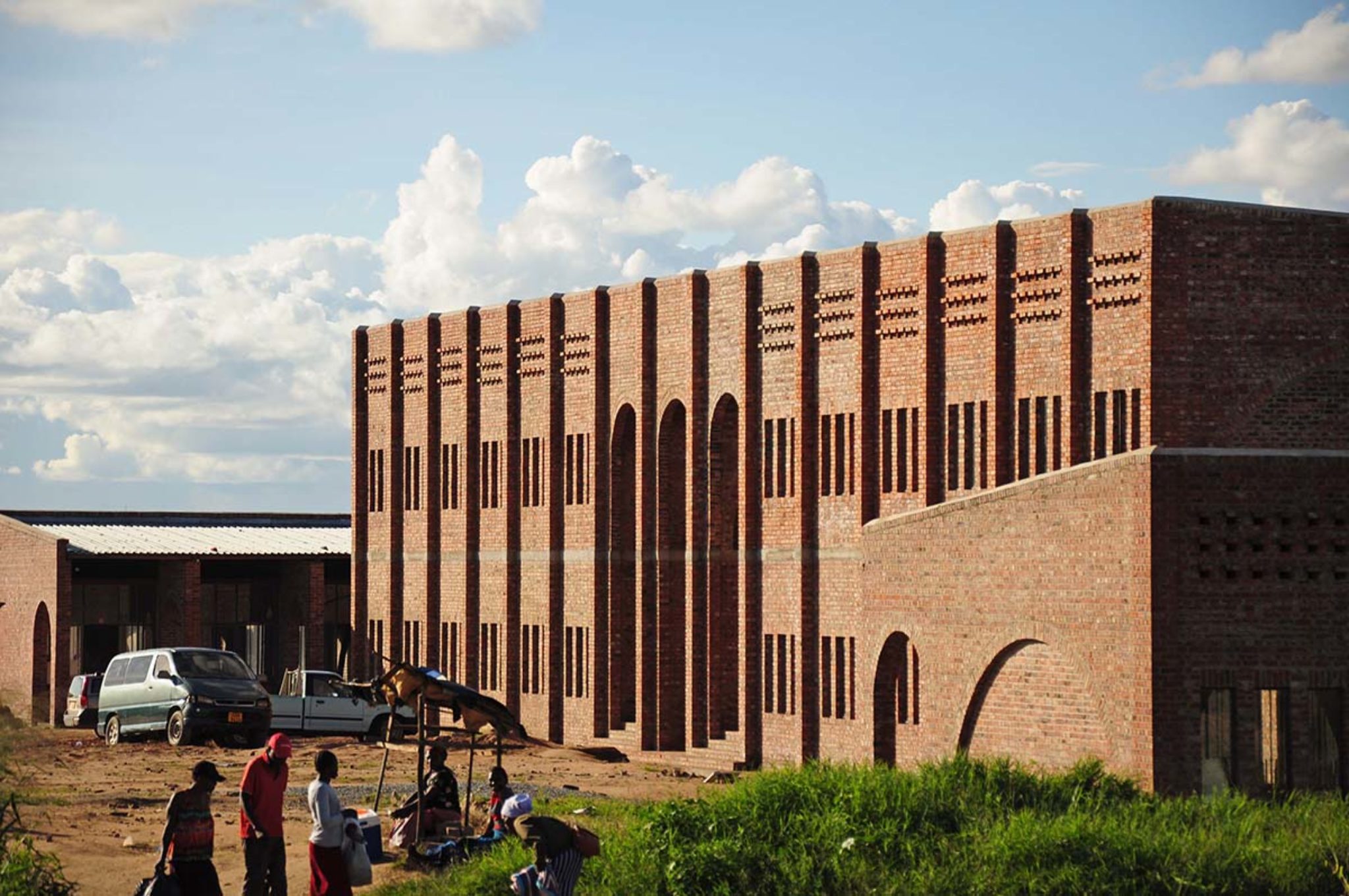 Zimbabwean Primary School Builds an Enclosed Pathway Beneath Arched ...