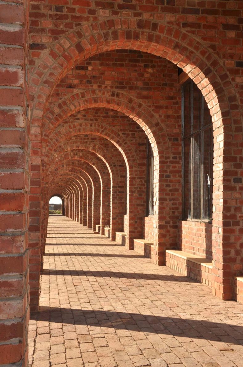 Zimbabwean Primary School Builds an Enclosed Pathway Beneath Arched ...