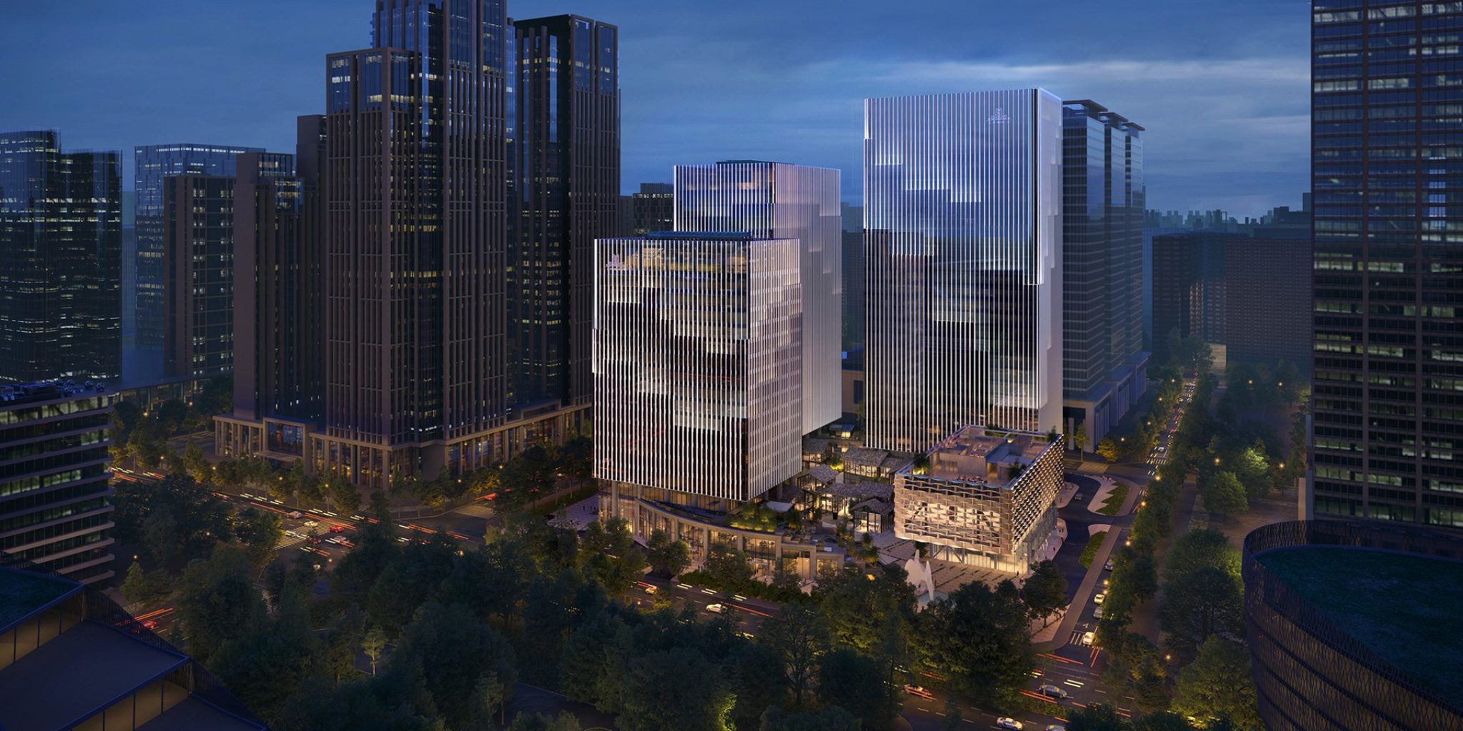 Construction Begins on MVRDV's Chengdu Jiaozi Courtyard Towers ...