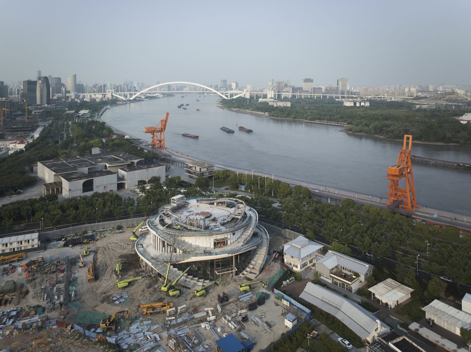 New Public Exhibition Hall in Shanghai, West Bund Orbit, Unveiled by ...