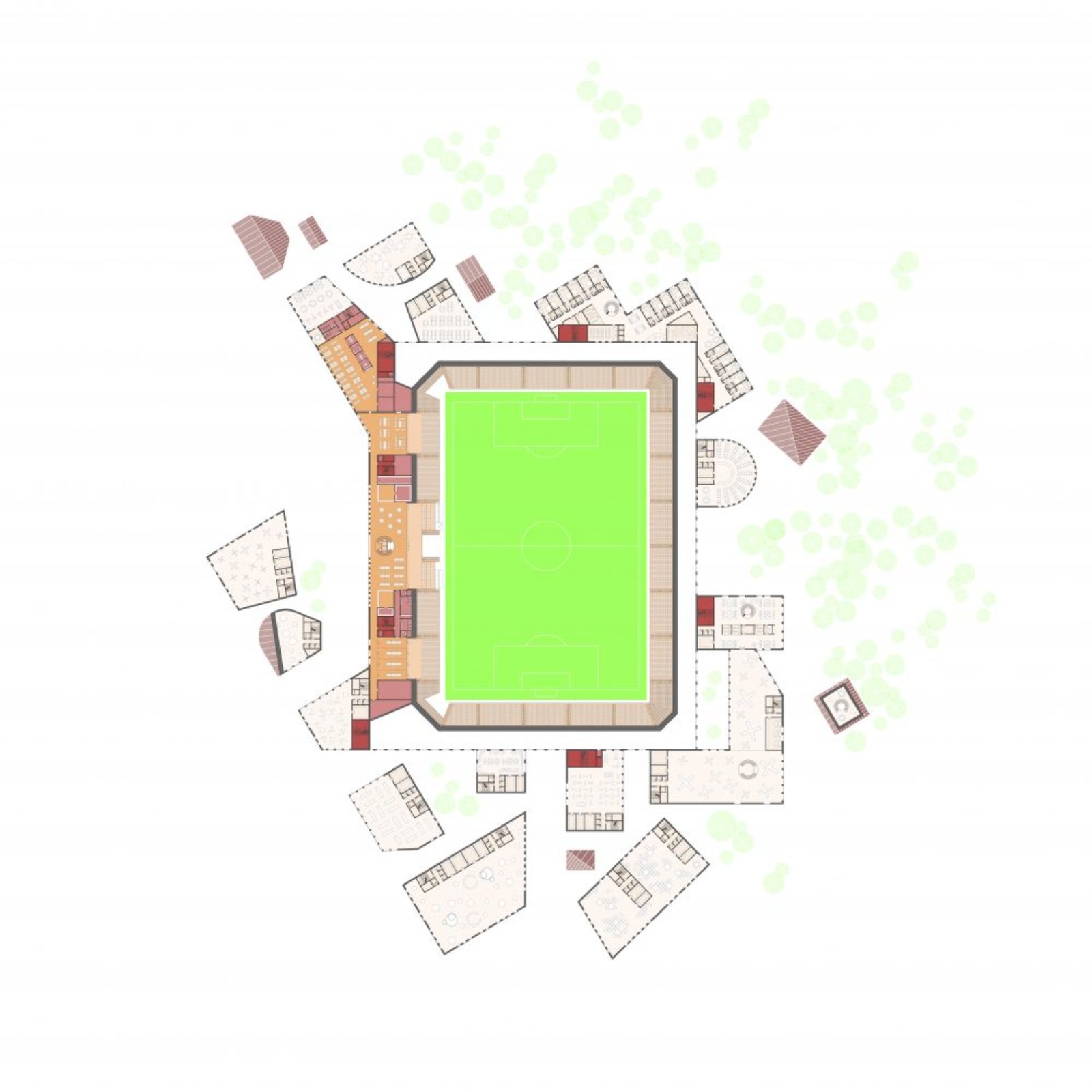 New Skenderbeu Stadium Project Plan Revealed by CEBRA in Albania ...