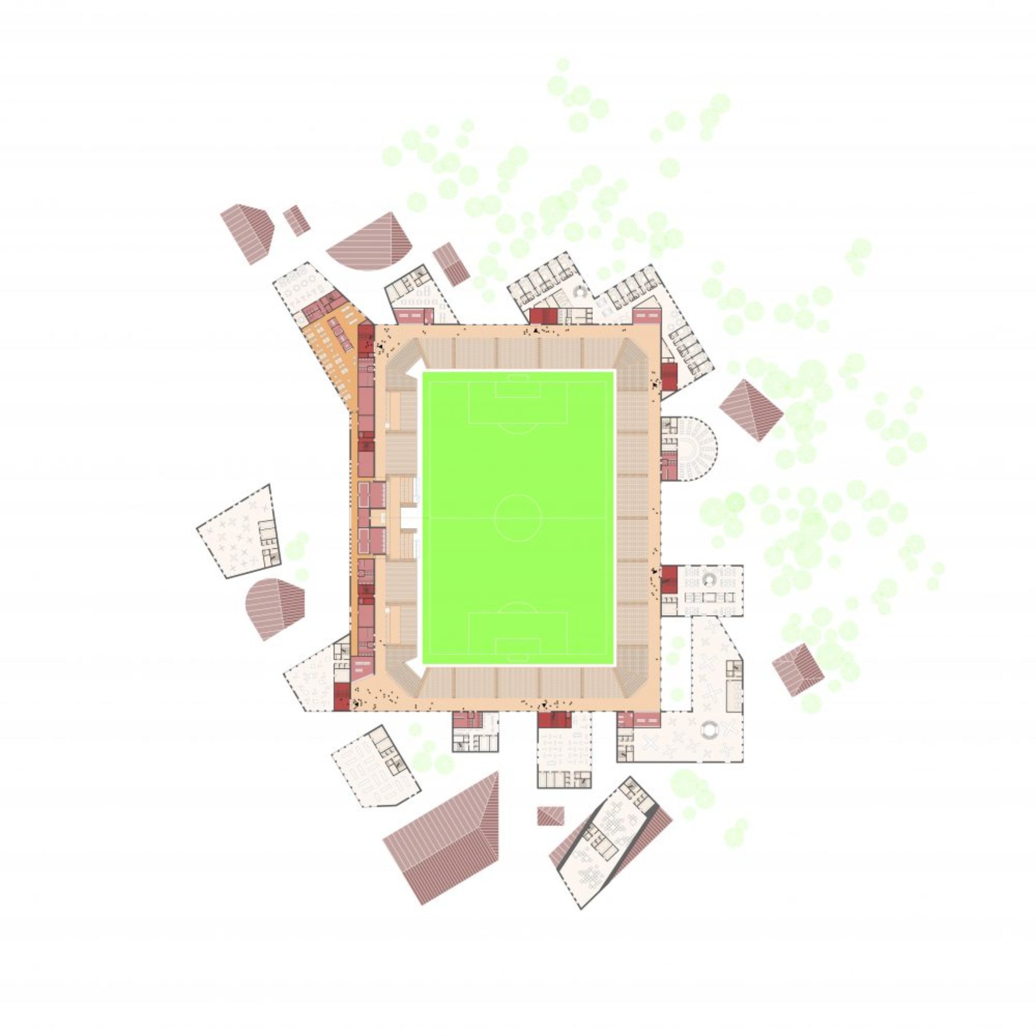 New Skenderbeu Stadium Project Plan Revealed by CEBRA in Albania ...