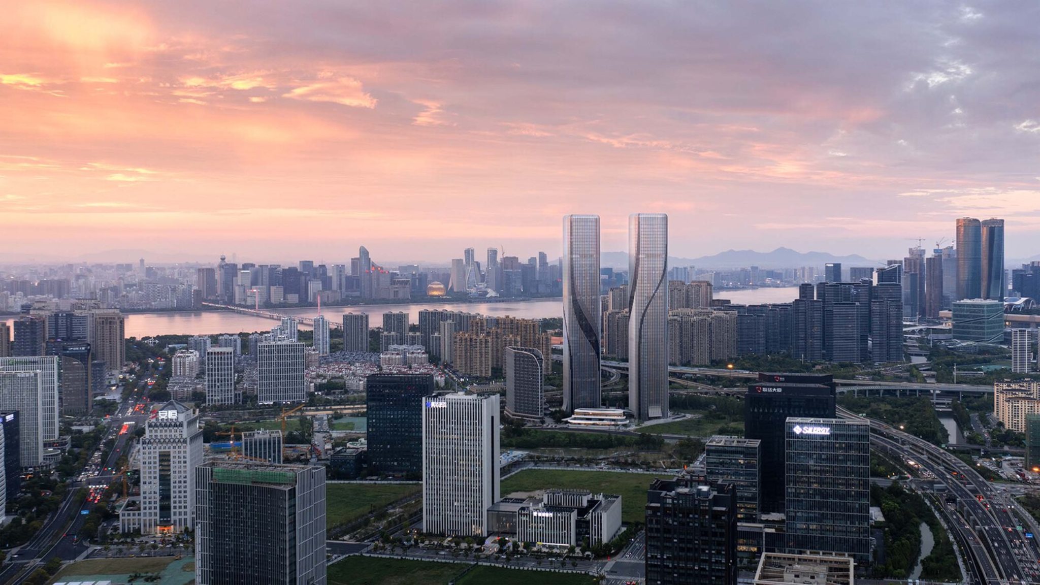 Shimao Riverfront Wisdom Towers l EID Architecture - Arch2O.com