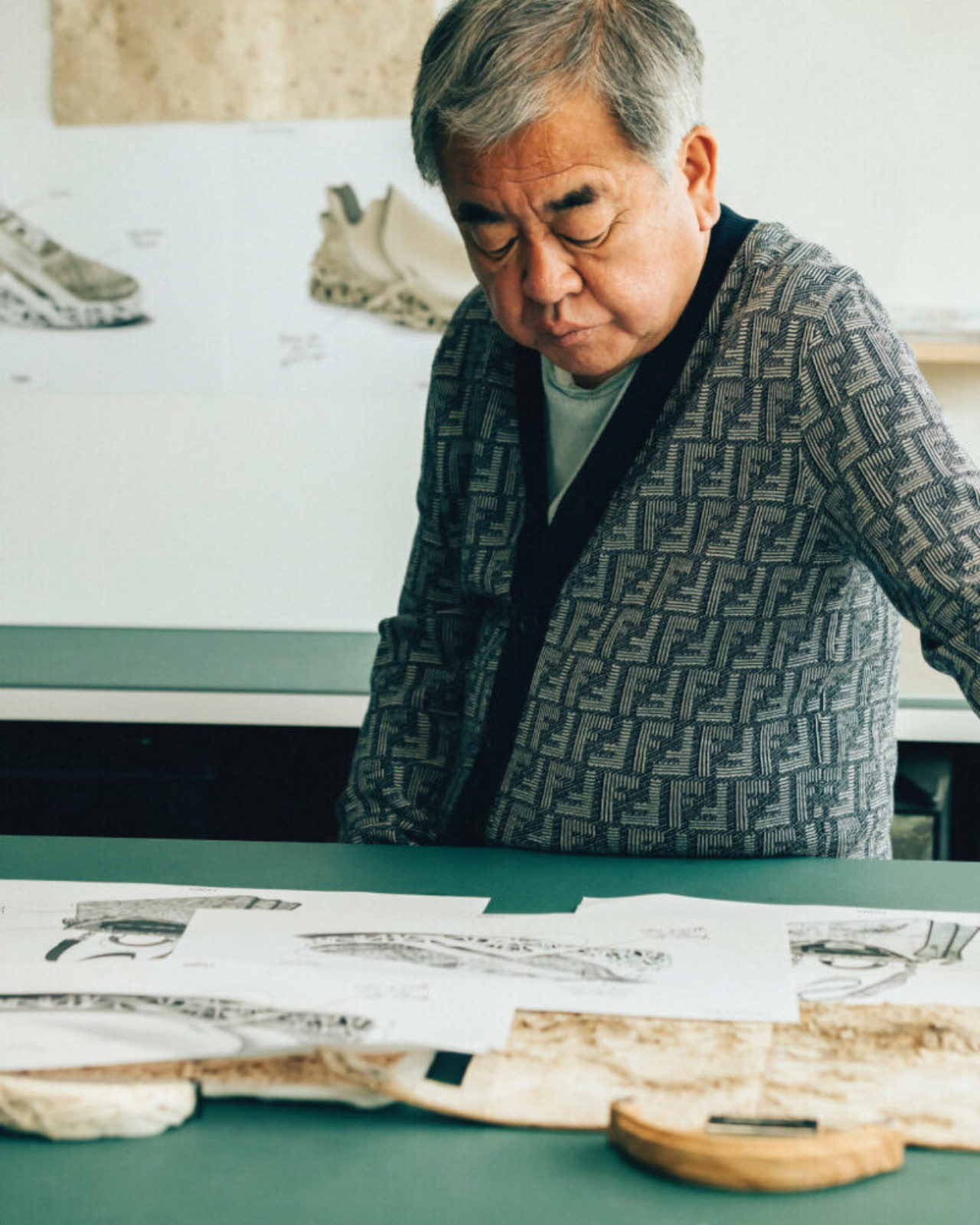 Renowned Kengo Kuma Crafts Fendi Collection Using Washi Paper and Tree ...