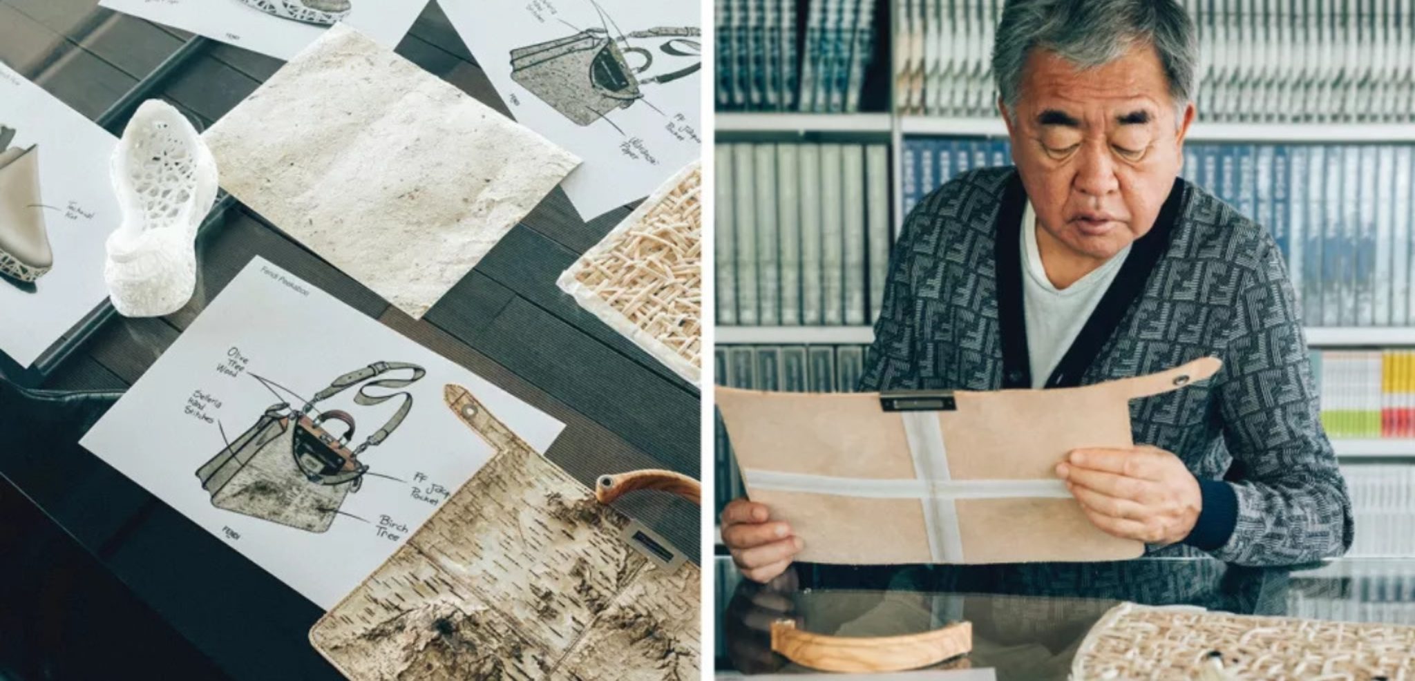 Renowned Kengo Kuma Crafts Fendi Collection Using Washi Paper and Tree ...