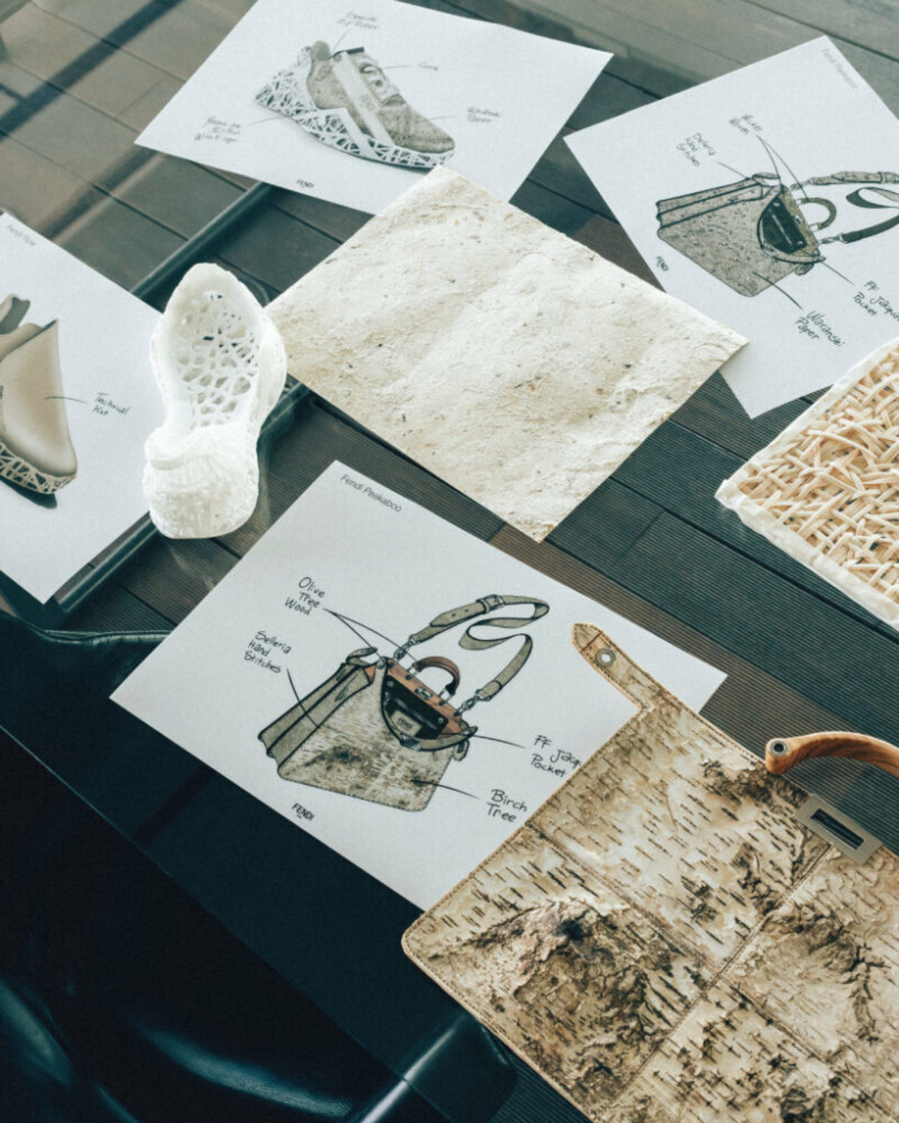 Renowned Kengo Kuma Crafts Fendi Collection Using Washi Paper and Tree ...