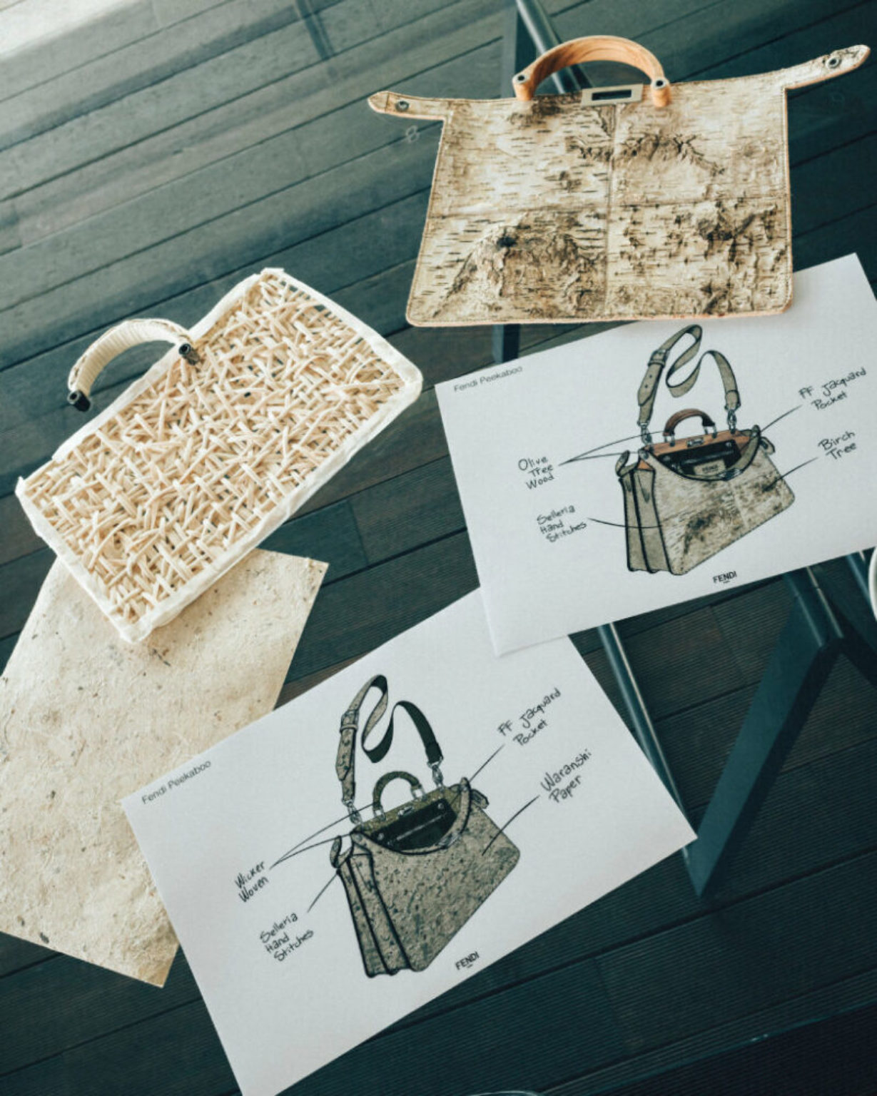 Renowned Kengo Kuma Crafts Fendi Collection Using Washi Paper and Tree ...