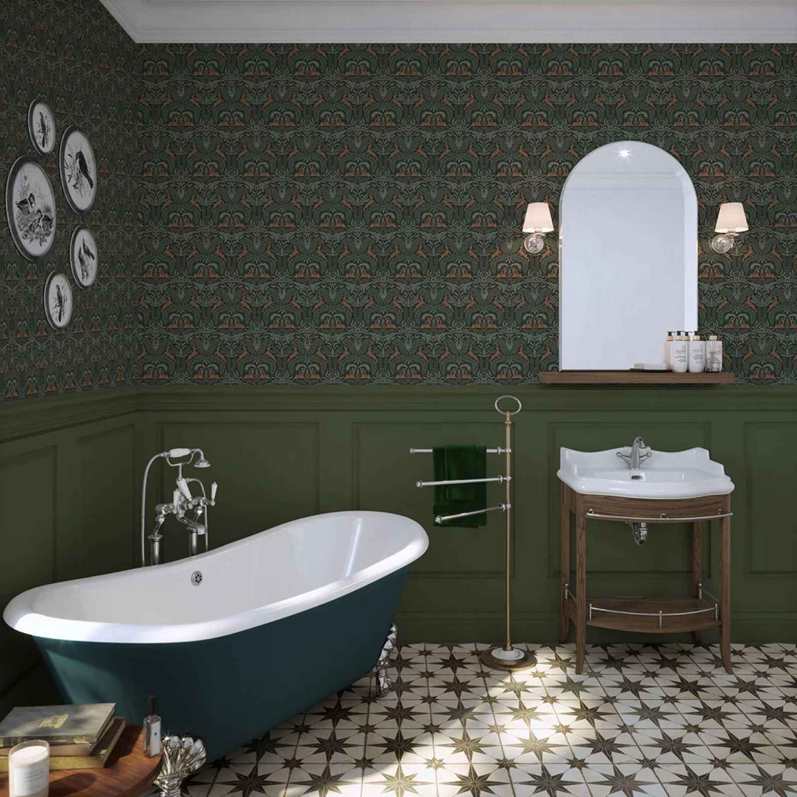 25 Bathroom Wallpaper Ideas to Infuse Personality Into Your Retreat ...