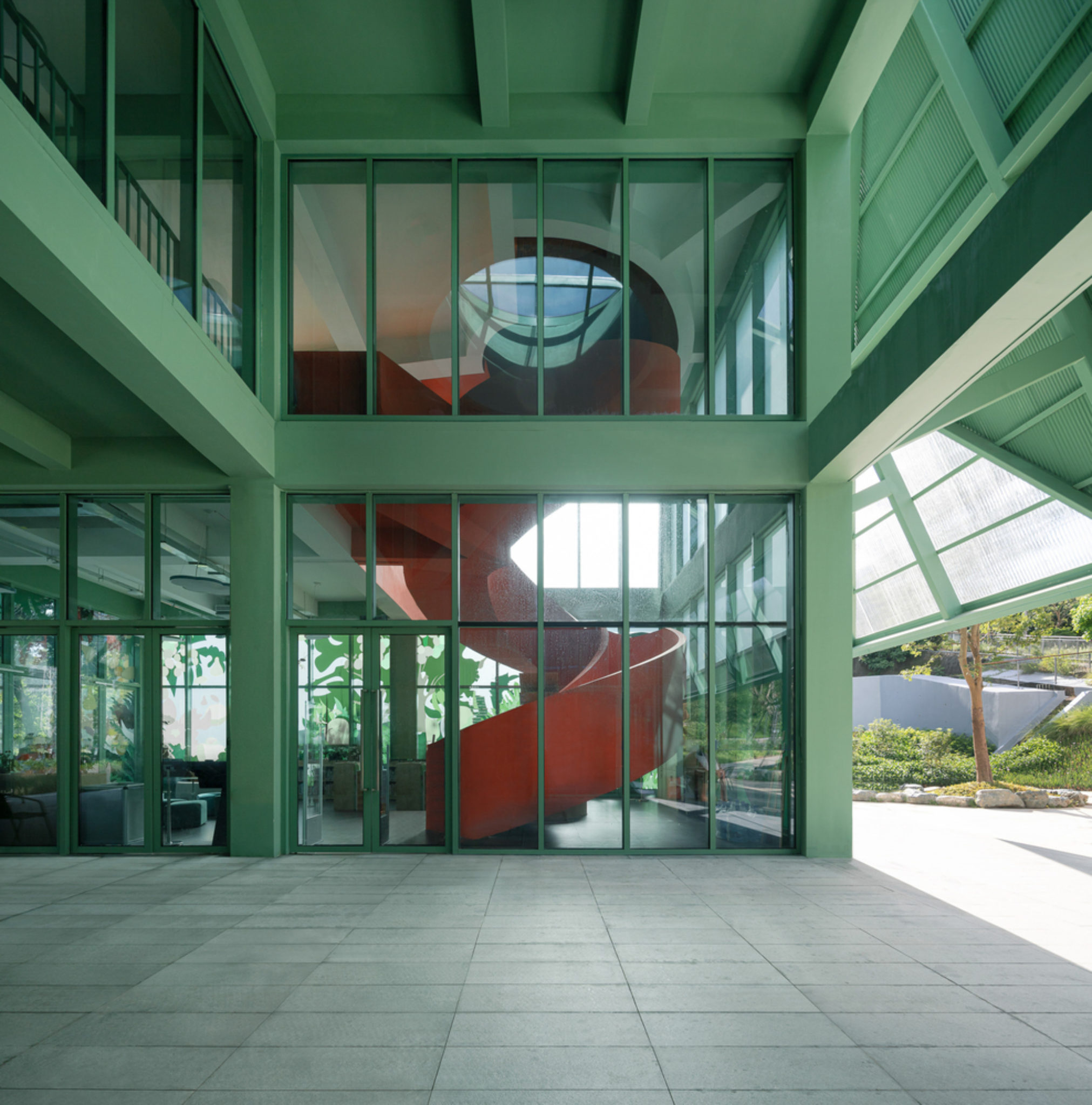 Four-Roof Pavilion l Found Projects + Schneider & Luescher - Arch2O.com