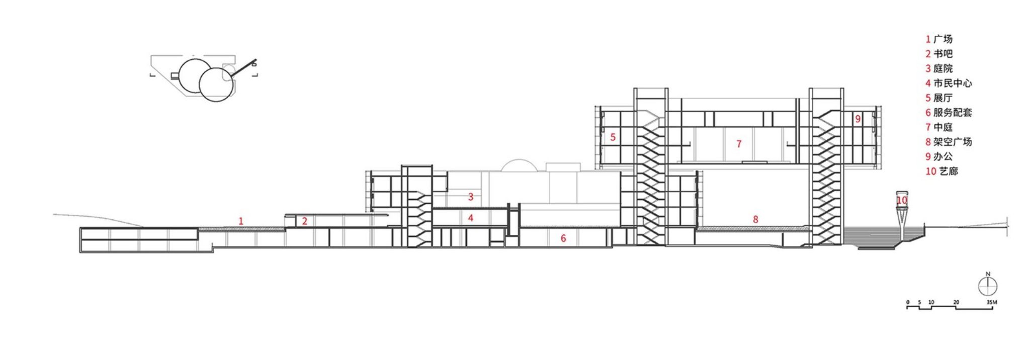 Nanjing Jiangbei Civic Center l MENG Architects - Arch2O.com