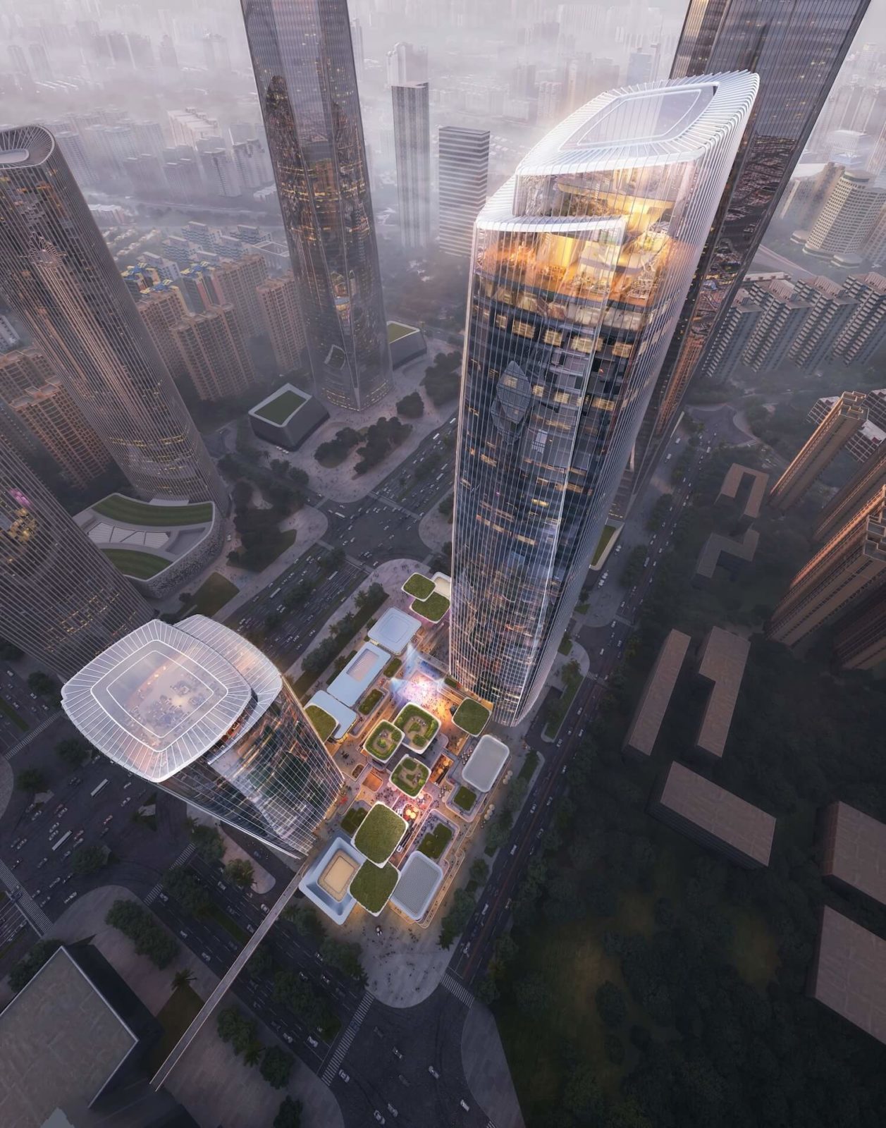 Aedas Won The Design Competition For The Haikou HNA Center Plot D10 Retail Street - Arch2O.com