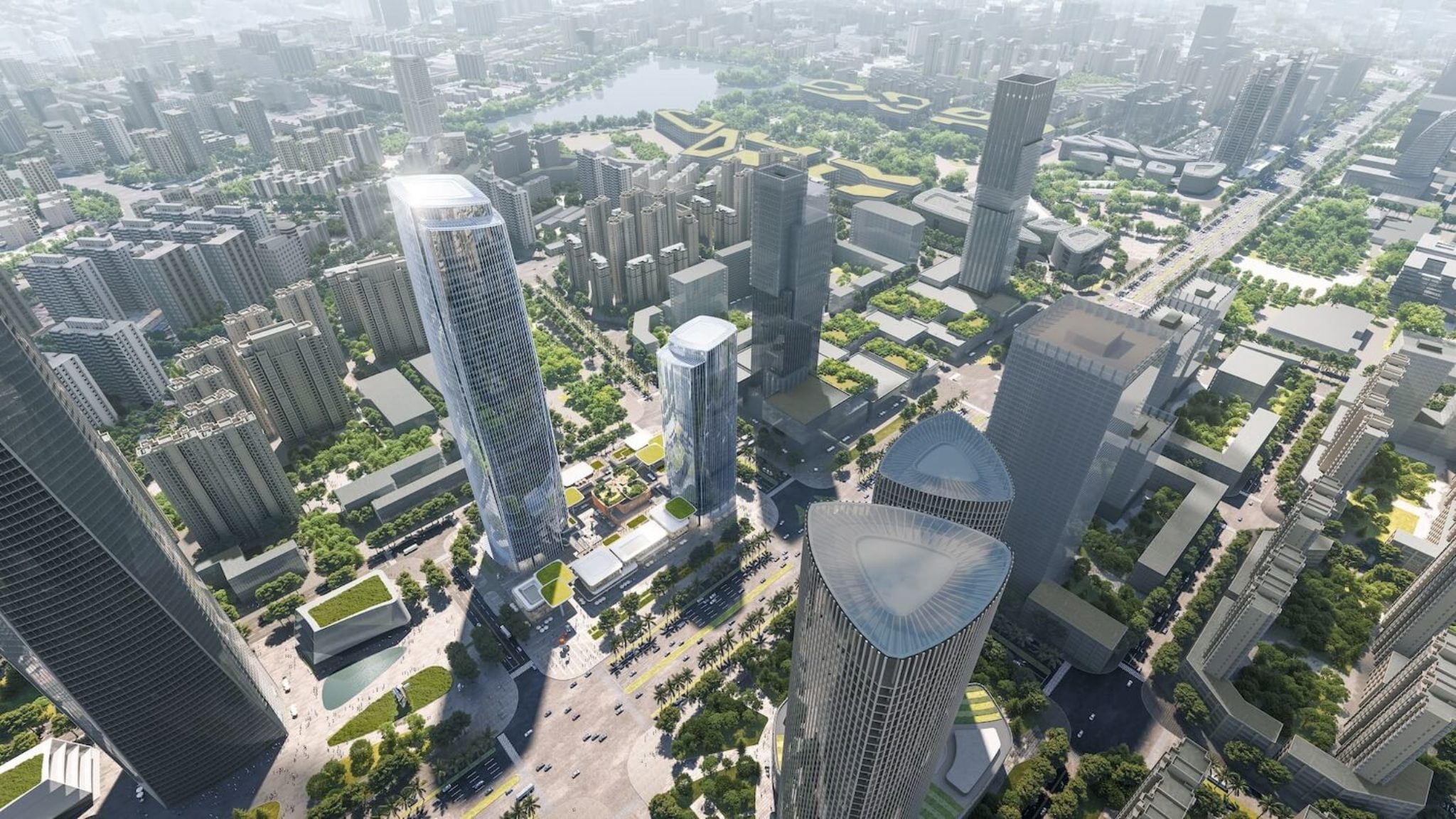 Aedas Won The Design Competition For The Haikou HNA Center Plot D10 Retail Street - Arch2O.com