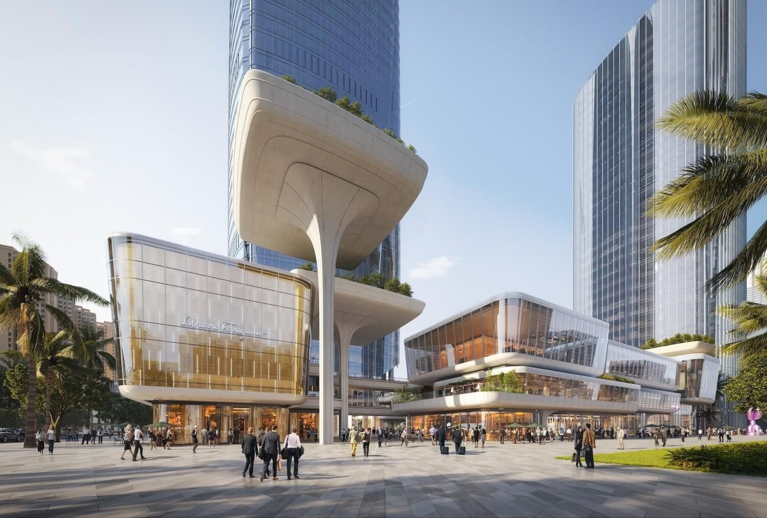 Aedas Won The Design Competition For The Haikou HNA Center Plot D10 Retail Street - Arch2O.com