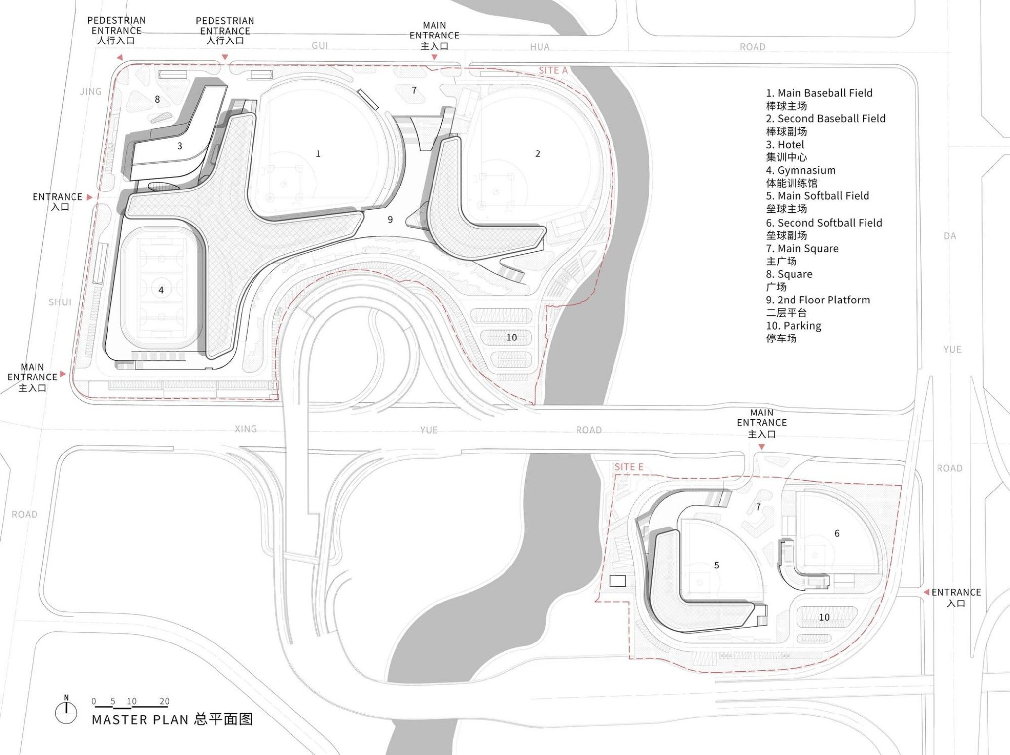 Hangzhou Asian Games Baseball and Softball Sports Cultural Center | UAD ...