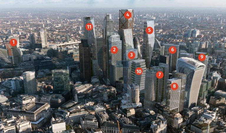 The City of London Skyline reveals projection for 2030 - Arch2O.com