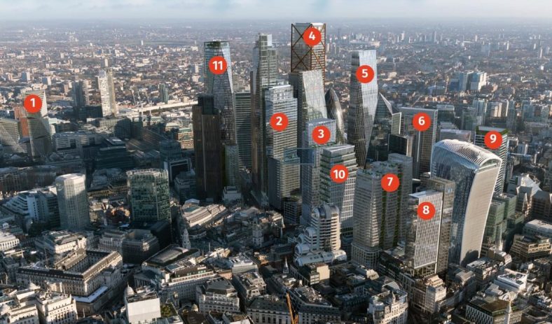 The City of London Skyline reveals projection for 2030 - Arch2O.com