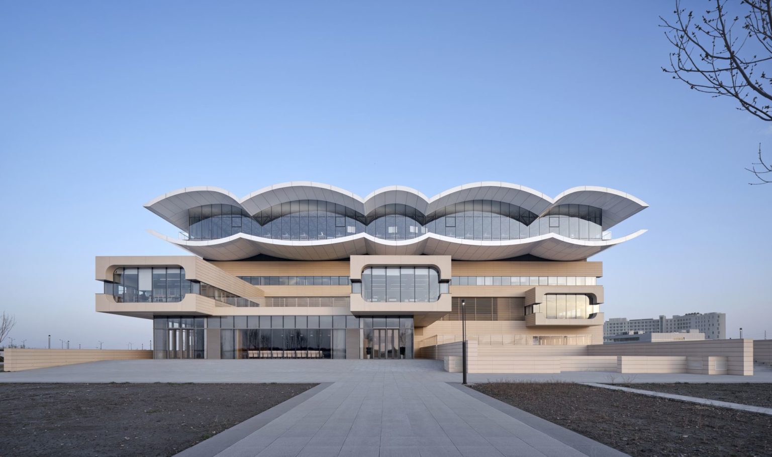 Library and School Gate of CAUC | TJAD Original Design Studio - Arch2O.com