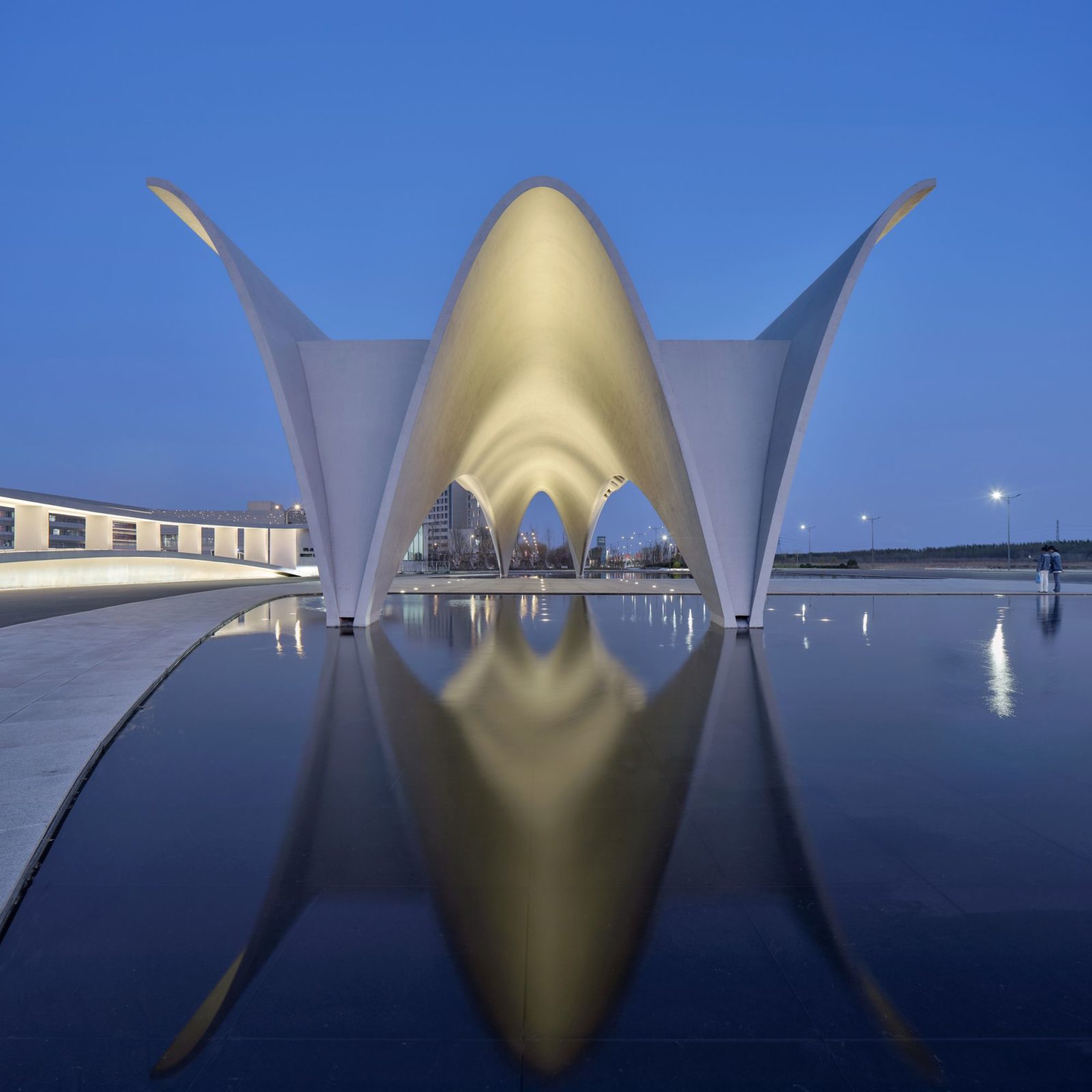 Library and School Gate of CAUC | TJAD Original Design Studio - Arch2O.com