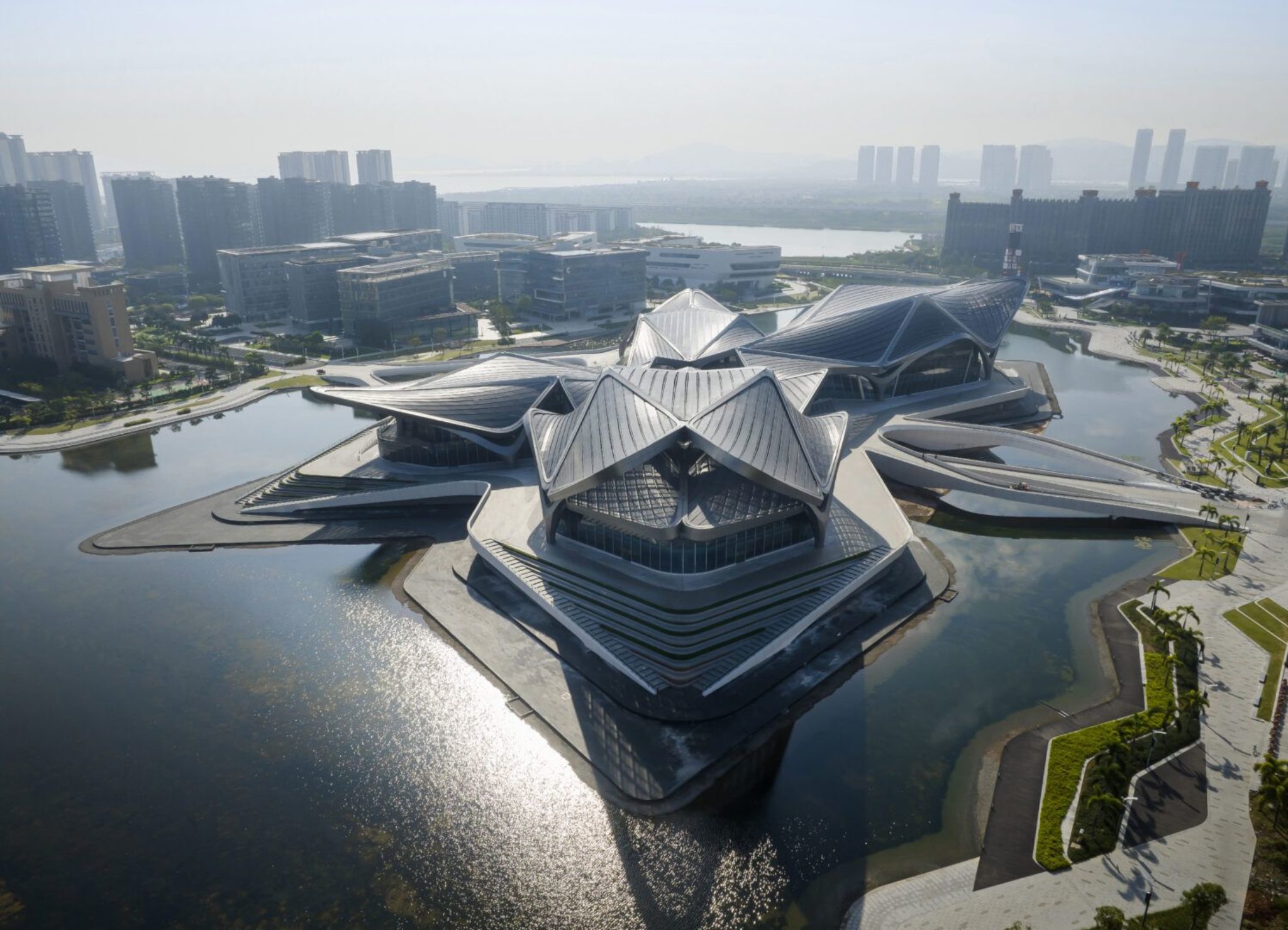 Zhuhai Jinwan Civic Art Centre | Zaha Hadid Architects - Arch2O.com