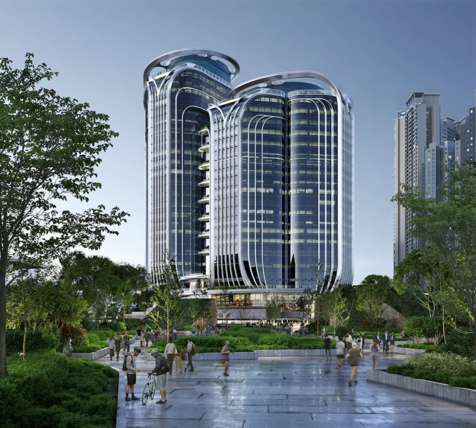 Zaha Hadid Architects’ Landmark XRL Topside Construction Achieves ...