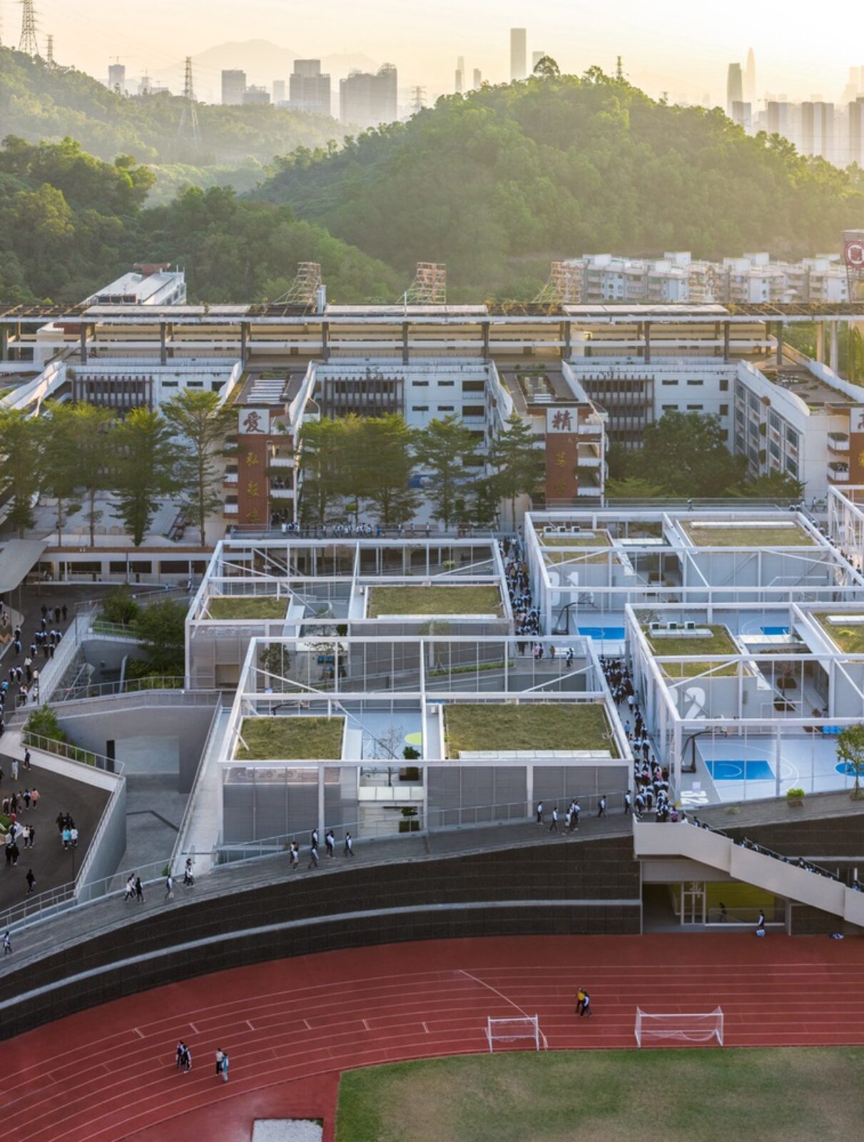New Sports and Arts Centre of Hongling High School | O-office ...