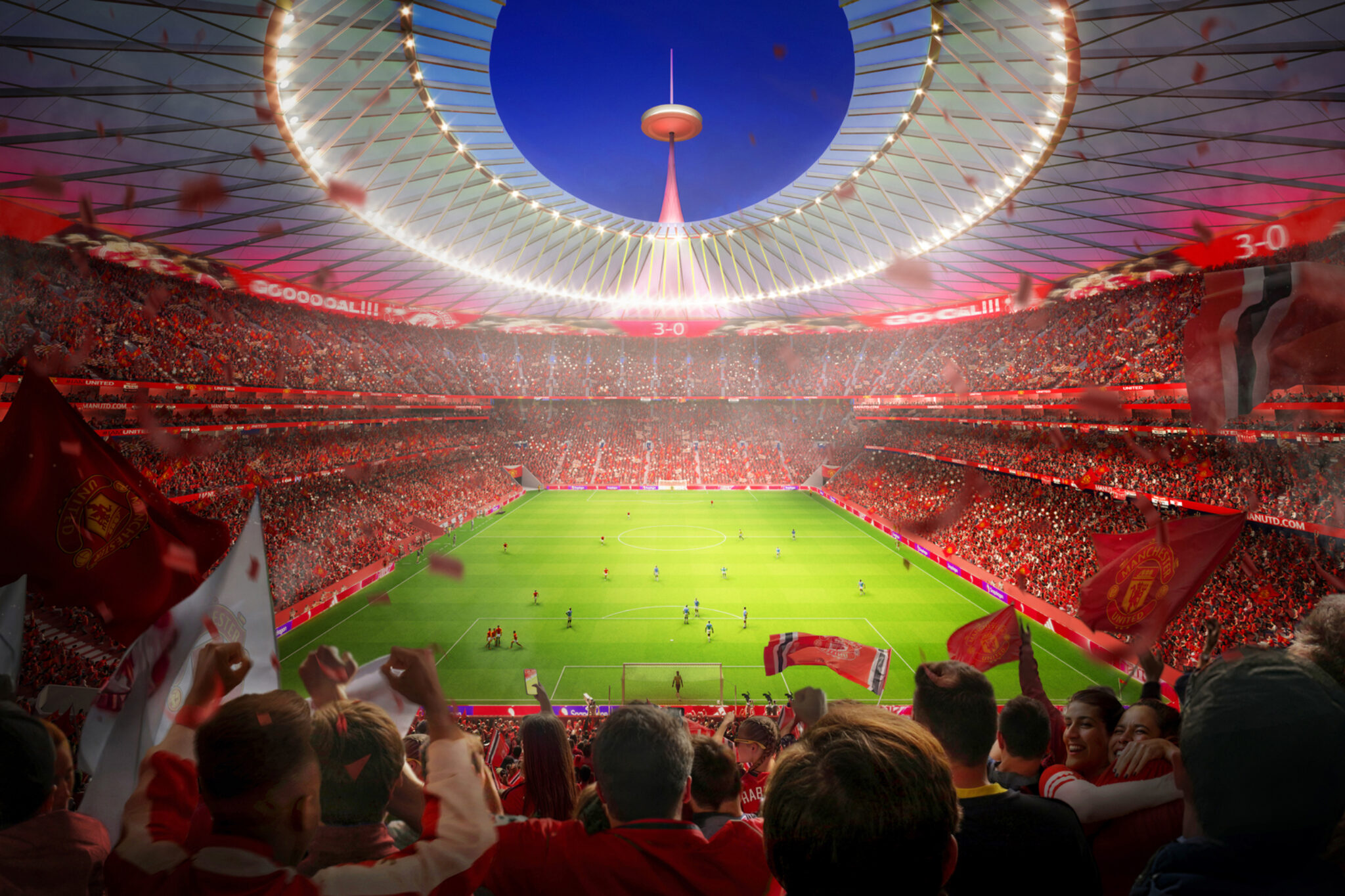 Old Trafford Reimagined: Manchester United’s New Stadium by Foster ...