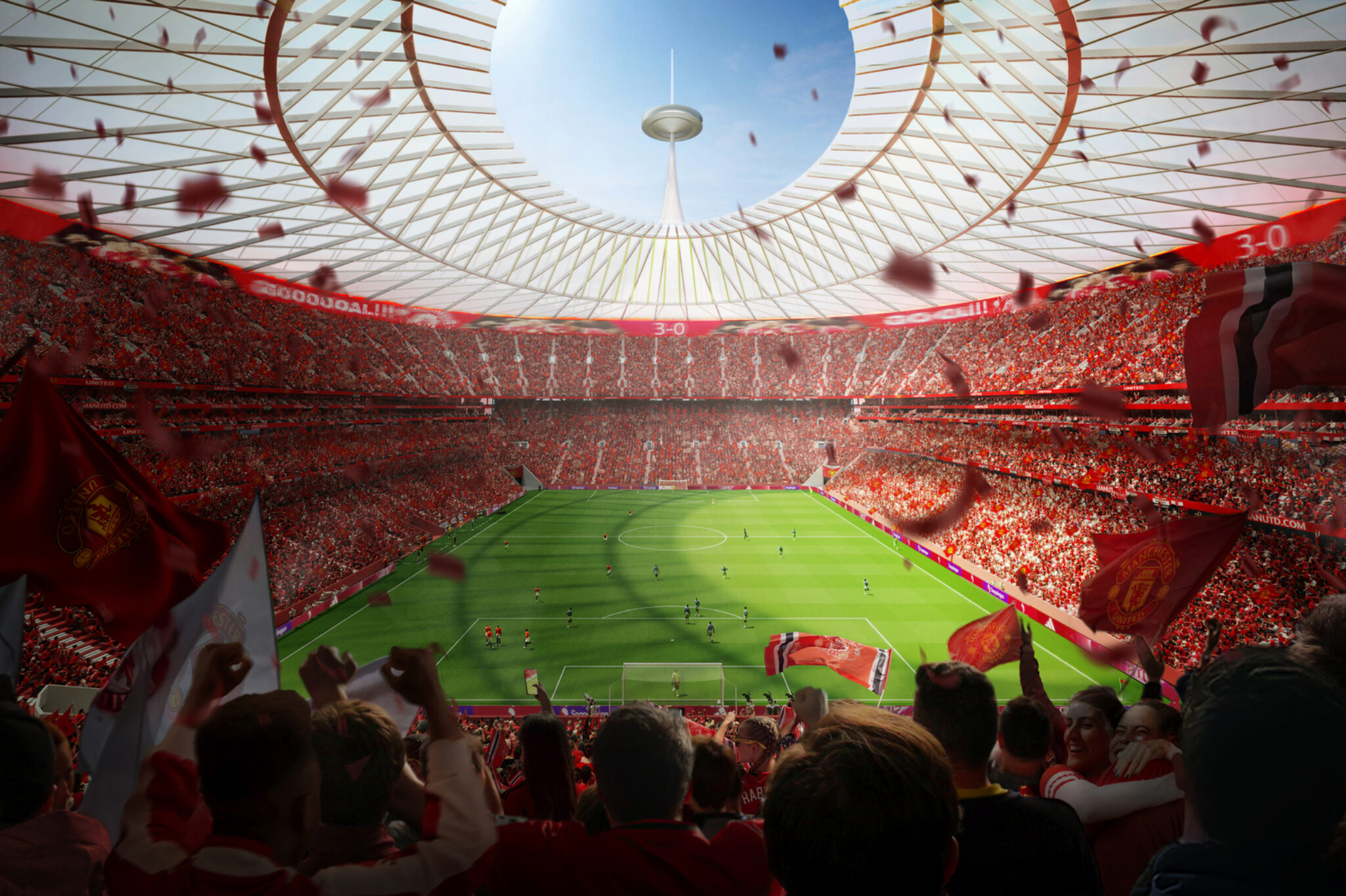 Old Trafford Reimagined: Manchester United’s New Stadium by Foster ...