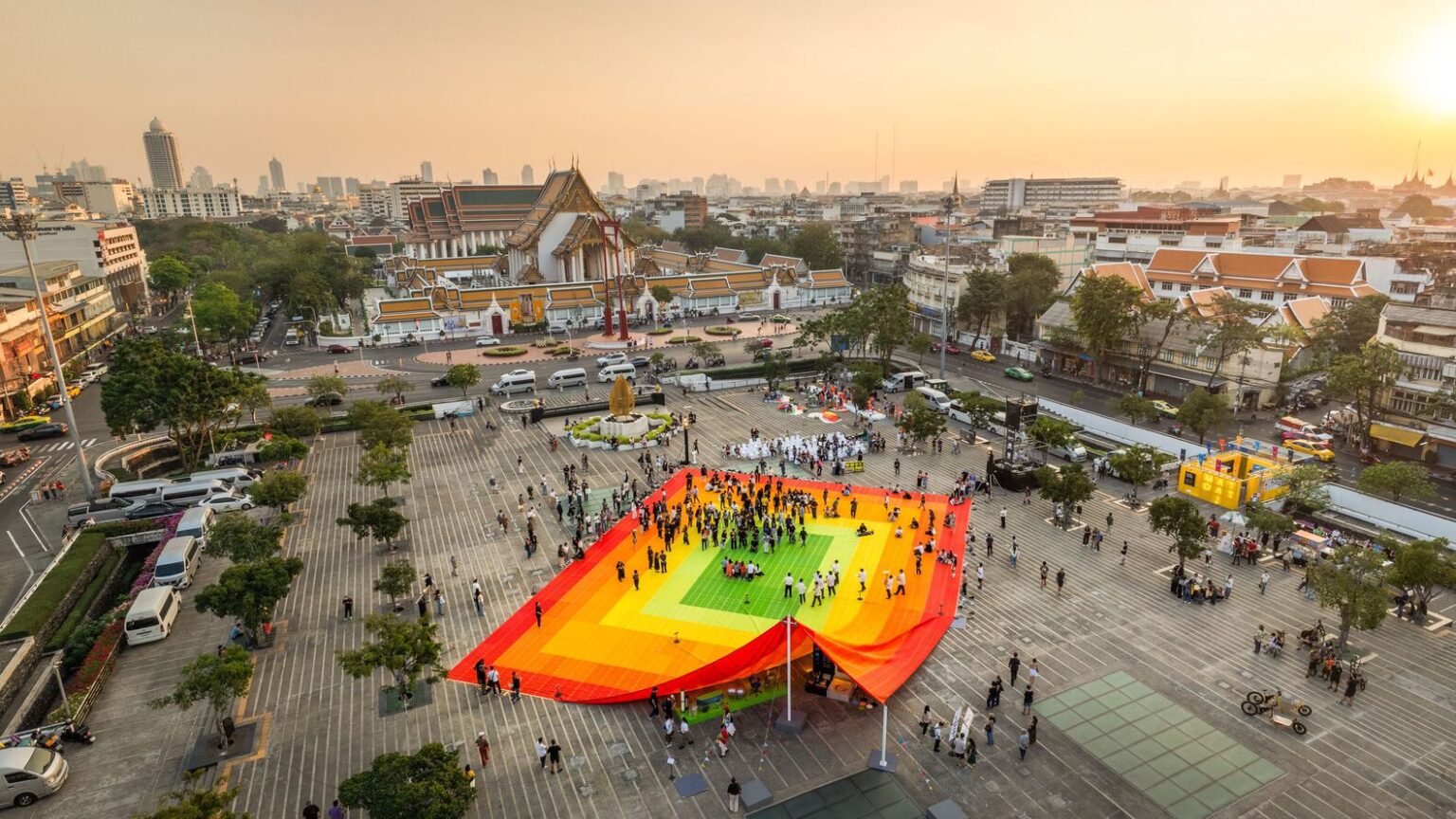 Mega Mat Installation Bangkok Design Week | MVRDV – Arch2O.com
