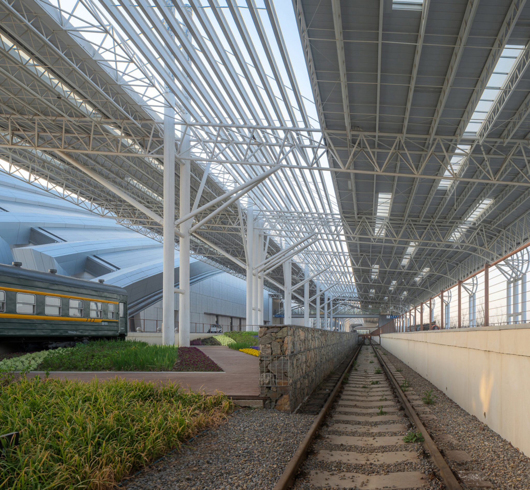 China Yellow Sea Wetlands Museum Railway Park | DuShe Architectural ...