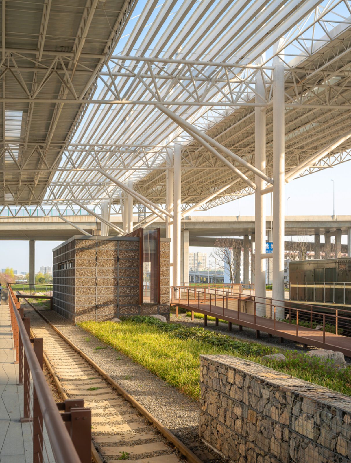 China Yellow Sea Wetlands Museum Railway Park | DuShe Architectural ...